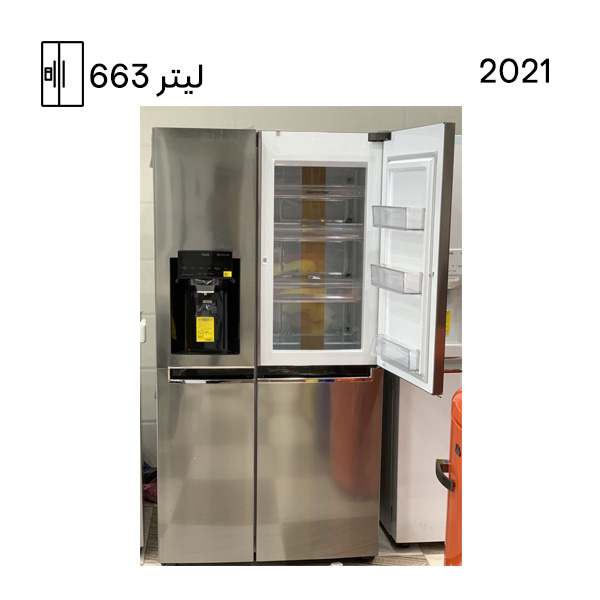 قیمت ساید ال جی J247 معمولی سیلور + خرید یخچال J247 ال جی