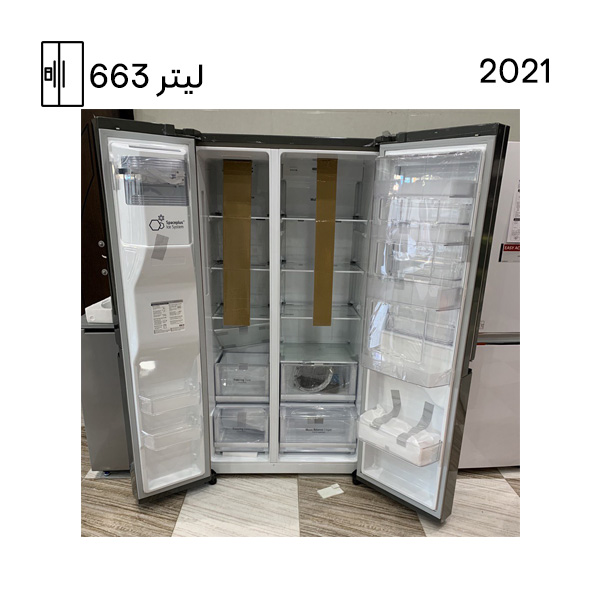 قیمت ساید ال جی J247 معمولی سیلور + خرید یخچال J247 ال جی